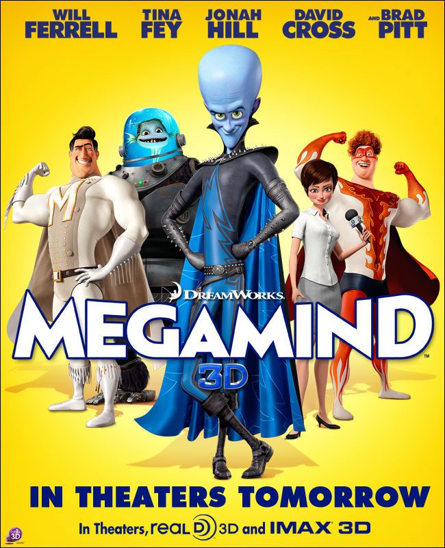 Megamind - A Superhero Movie With a Mind of Its Own - Opens Friday ...