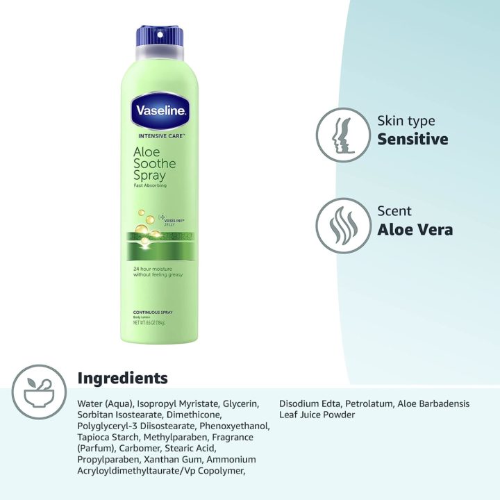 Vaseline Intense Aloe Soothe Spray Lotion