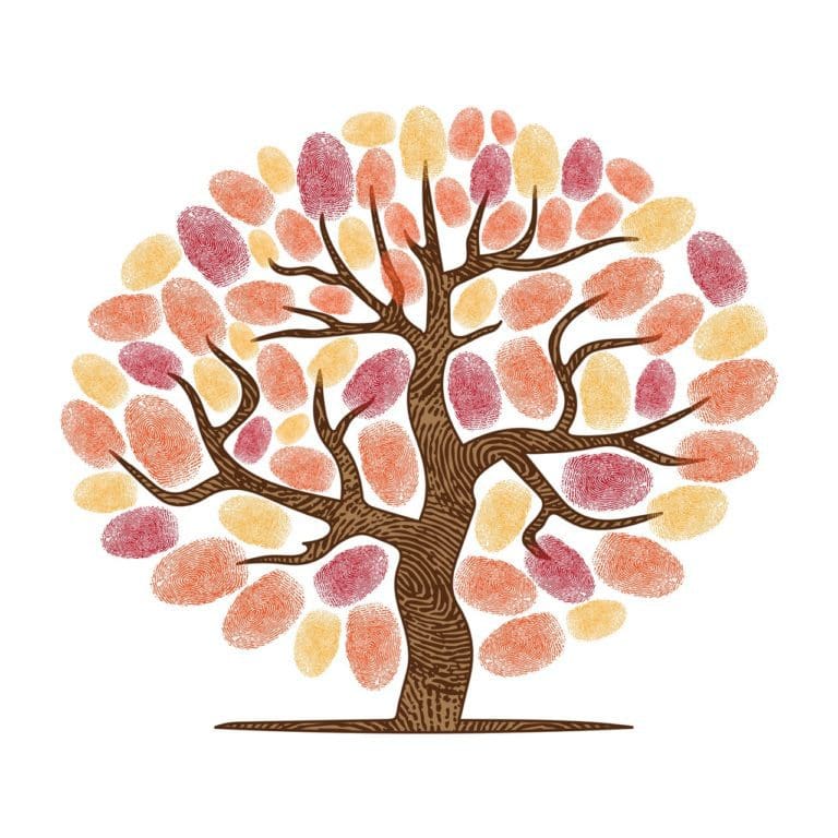 Handprint Tree Template Craft for Kids
