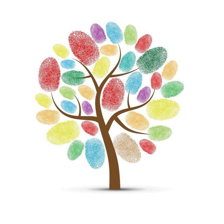 Handprint Tree Template Craft For Kids