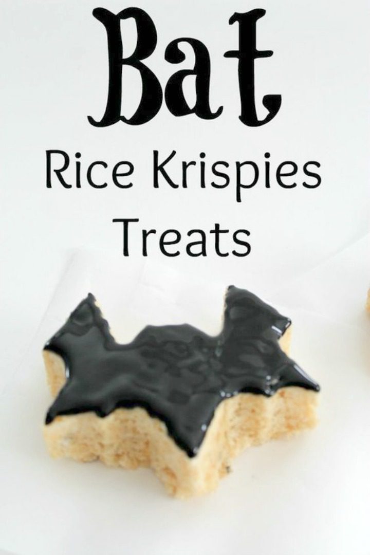 Bat Rice Krispies Treats Recipe Halloween Class Party