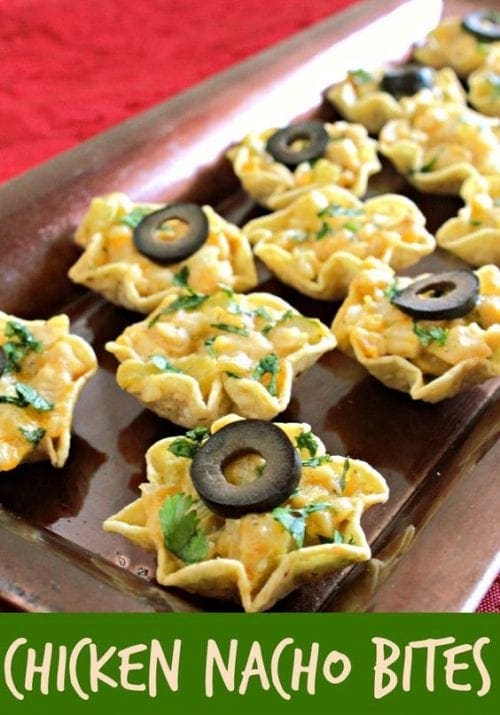 Chicken Nacho Bites Dinner Nacho Recipe Divine Lifestyle