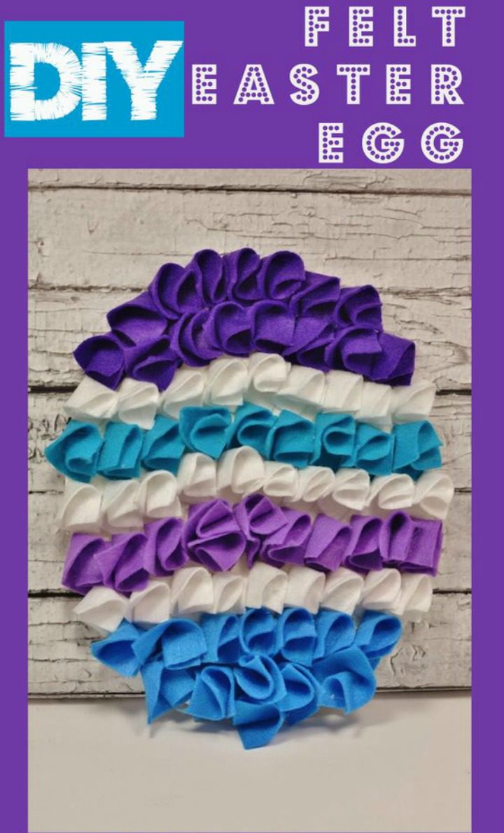 DIY Felt Easter Egg Kids Craft Spring Decor Divine Lifestyle