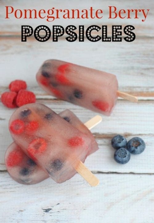 Homemade Berry Popsicles Recipe Frozen Novelty Dessert