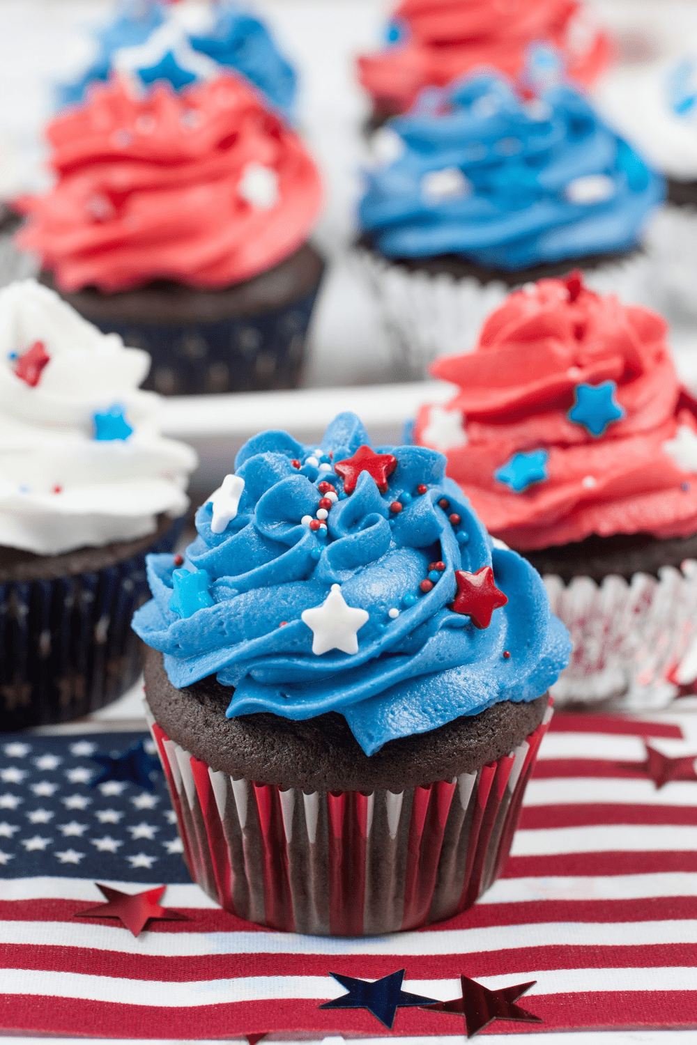 July 4th Cupcakes Recipe Patriotic Treats Divine Lifestyle