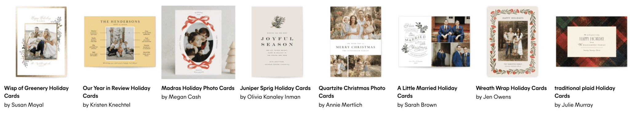 Minted Photo Christmas Cards