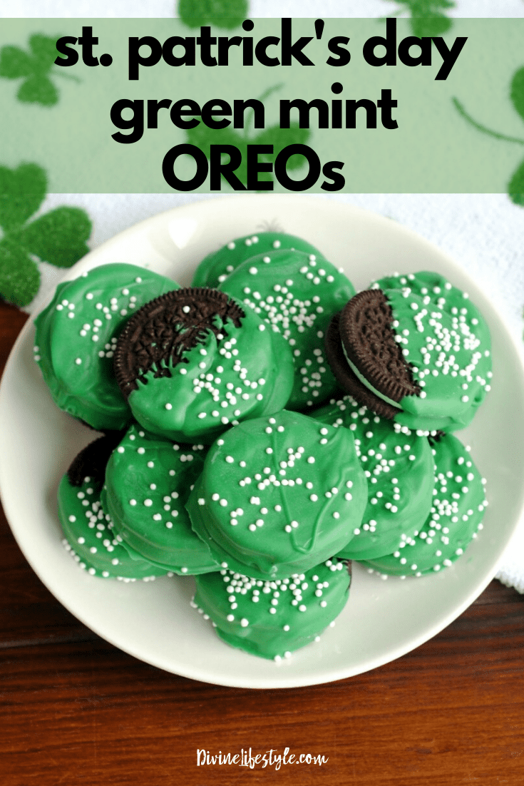 St Patricks Day OREOS | Green Mint OREOs Divine Lifestyle