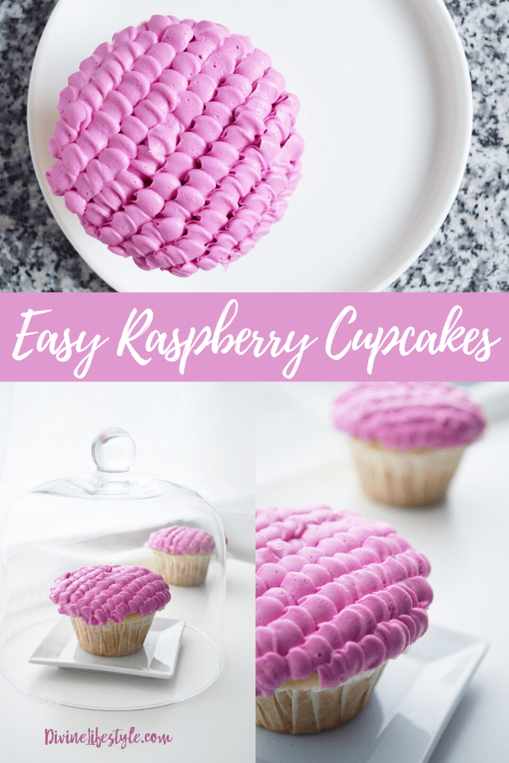 Easy Raspberry Cupcakes Fruit Dessert Cake Divine Lifestyle