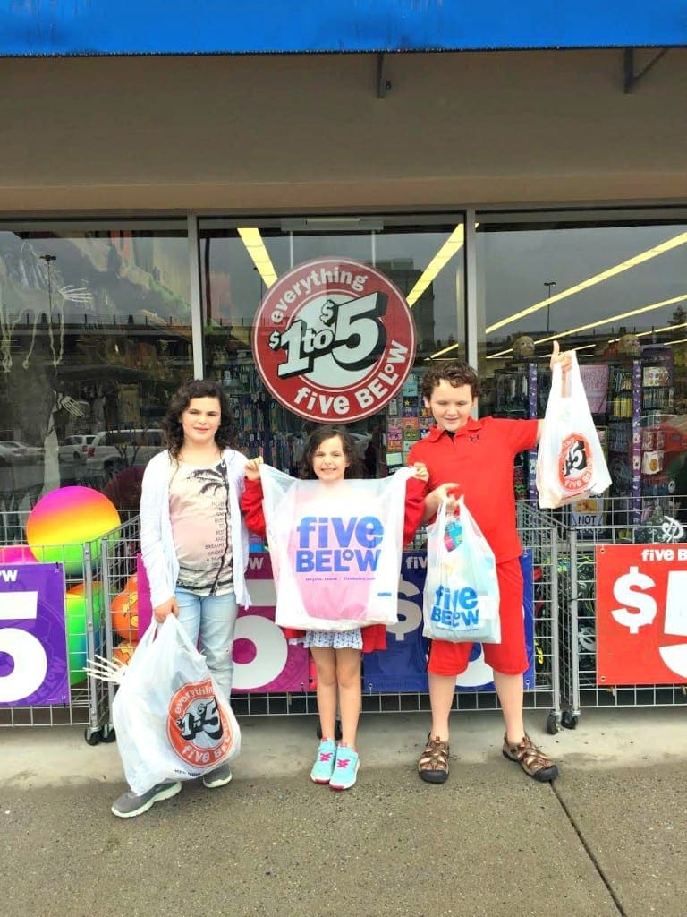 Five Below where everything is $1 to $5, or $5 & below