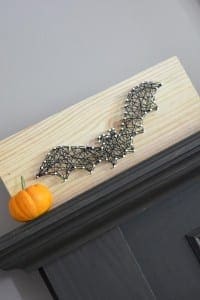 DIY Halloween Bat String Art Craft Tutorial Divine Lifestyle