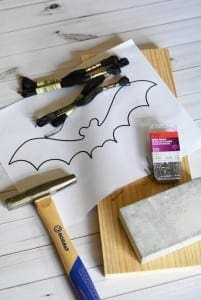 DIY Halloween Bat String Art Craft Tutorial Divine Lifestyle