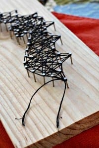 DIY Halloween Bat String Art Craft Tutorial Divine Lifestyle