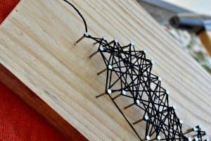 DIY Halloween Bat String Art Craft Tutorial Divine Lifestyle