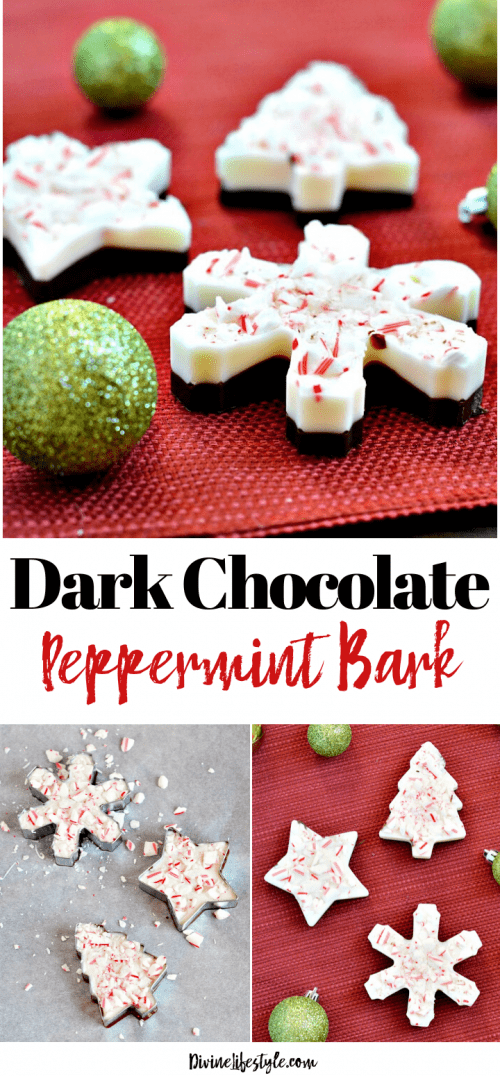 Dark Chocolate Peppermint Bark Holiday Cookie Exchange