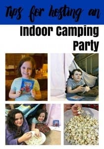 5 tips for hosting an indoor camping party