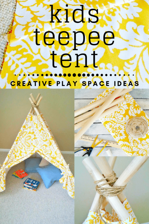 DIY Teepee Tents Tutorial How to Make a Child's Teepee Tent