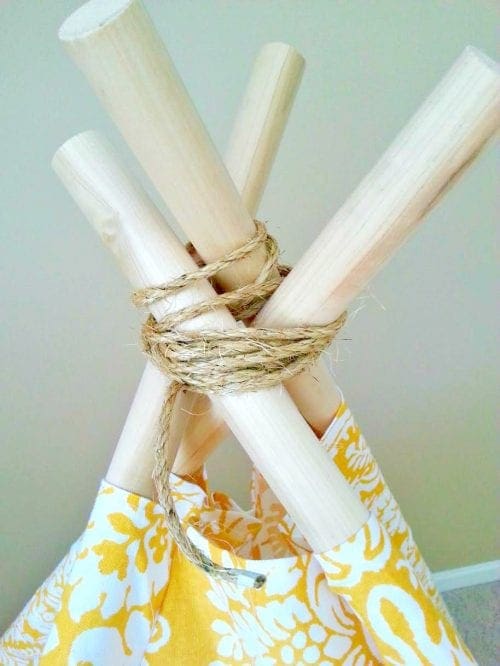 DIY Teepee Tents Tutorial How to Make a Child's Teepee Tent