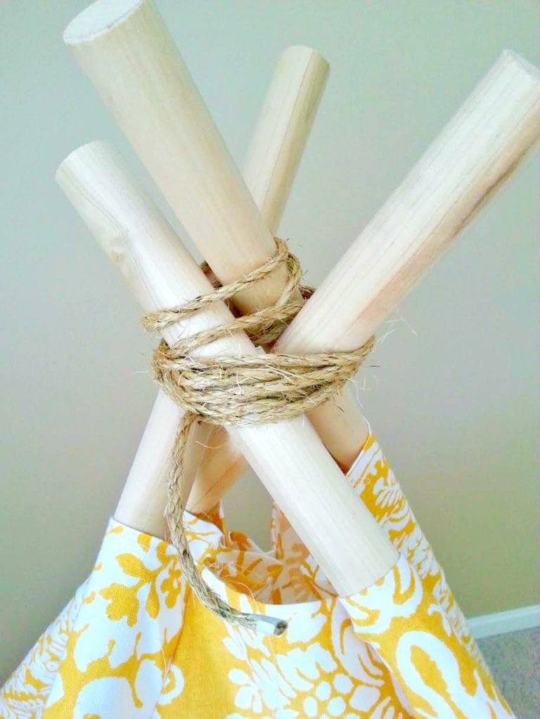 DIY Teepee Tents Tutorial How to Make a Child's Teepee Tent