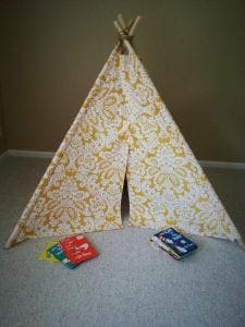 DIY Teepee Tents Tutorial How to Make a Child's Teepee Tent