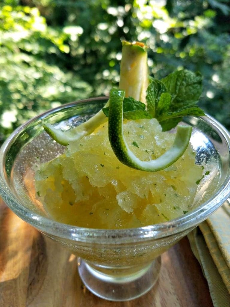 Pineapple Granita Ice Recipe Italian Ice Divine Lifestyle