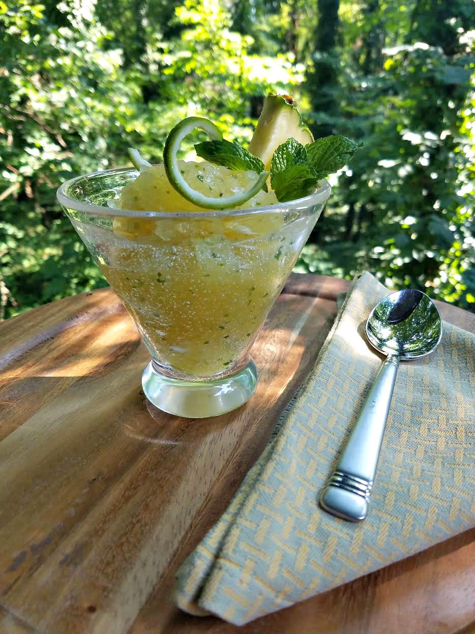 Pineapple Granita Ice Recipe Italian Ice Divine Lifestyle