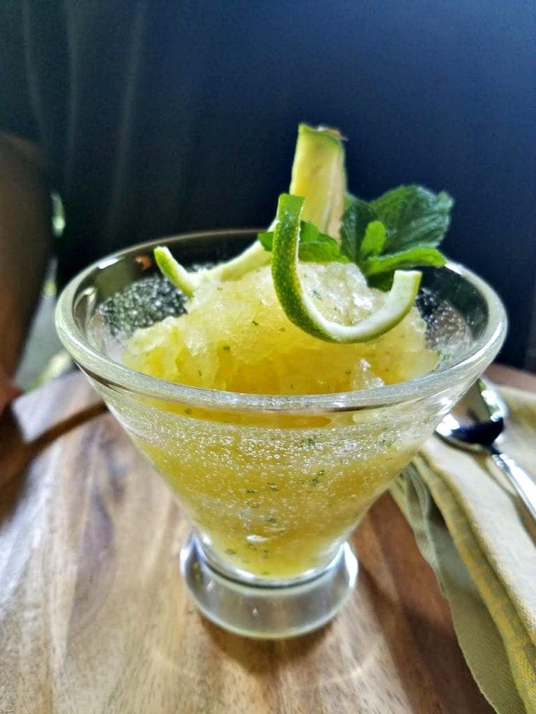 Pineapple Granita Ice Recipe Italian Ice Divine Lifestyle