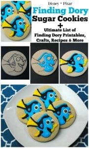 Finding Nemo Sugar Cookies Recipe Dory Cookies