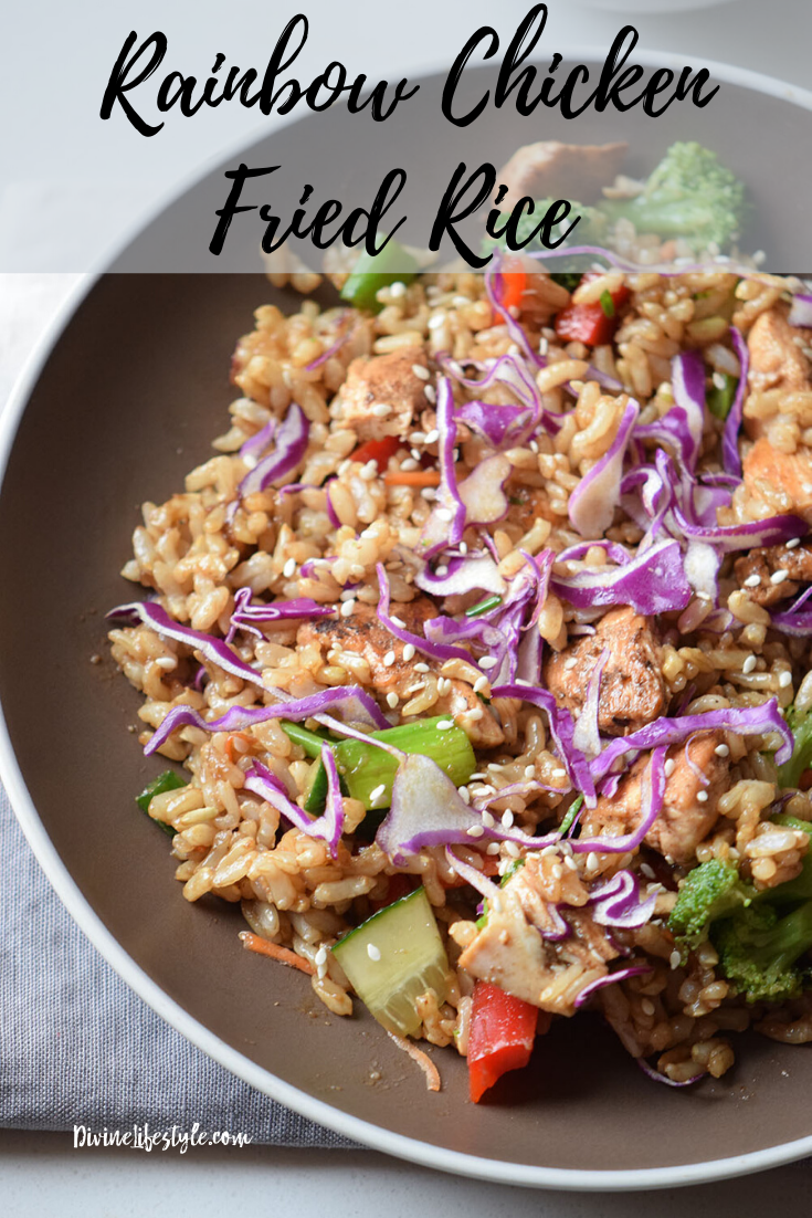 Rainbow Chicken Fried Rice Recipe Divine Lifestyle