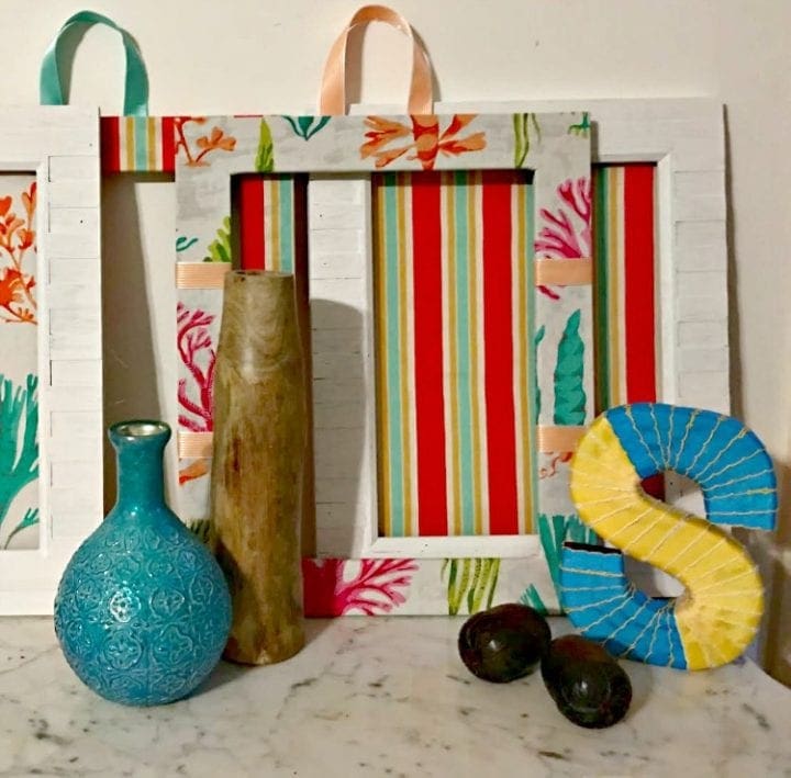 DIY No Sew Decorative Fabric Frames Divine Lifestyle