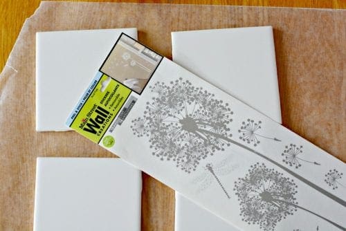 DIY Tile Coasters Gift Girls Night in Craft Divine Lifestyle