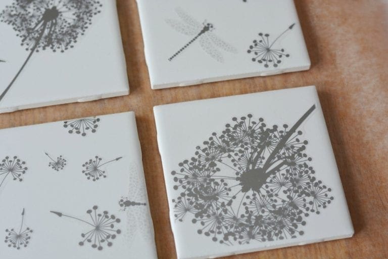 DIY Tile Coasters Gift Girls Night in Craft Divine Lifestyle