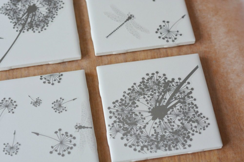 DIY Tile Coasters Gift Girls Night in Craft Divine Lifestyle