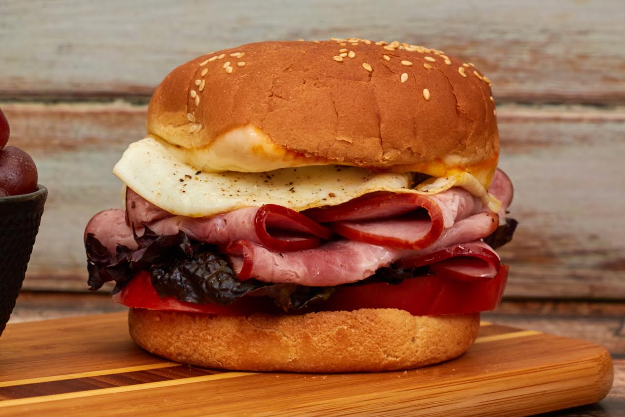 Best Hot Ham Sandwich Recipe with Fried Egg and Cheese