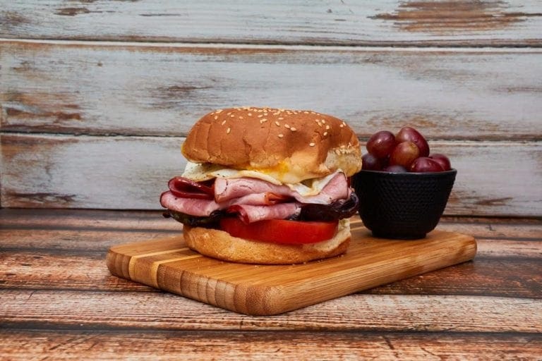 Best Hot Ham Sandwich Recipe with Fried Egg and Cheese