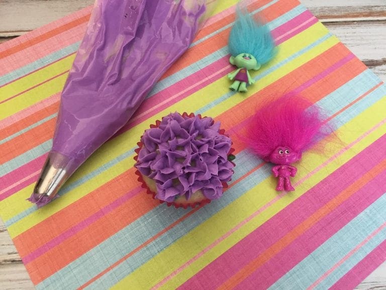 Trolls Cupcakes Recipe Dessert Dreamworks Divine Lifestyle
