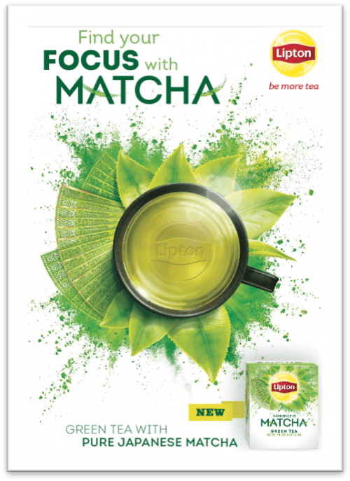 Find focus with Lipton's Magnificent Matcha Green Tea