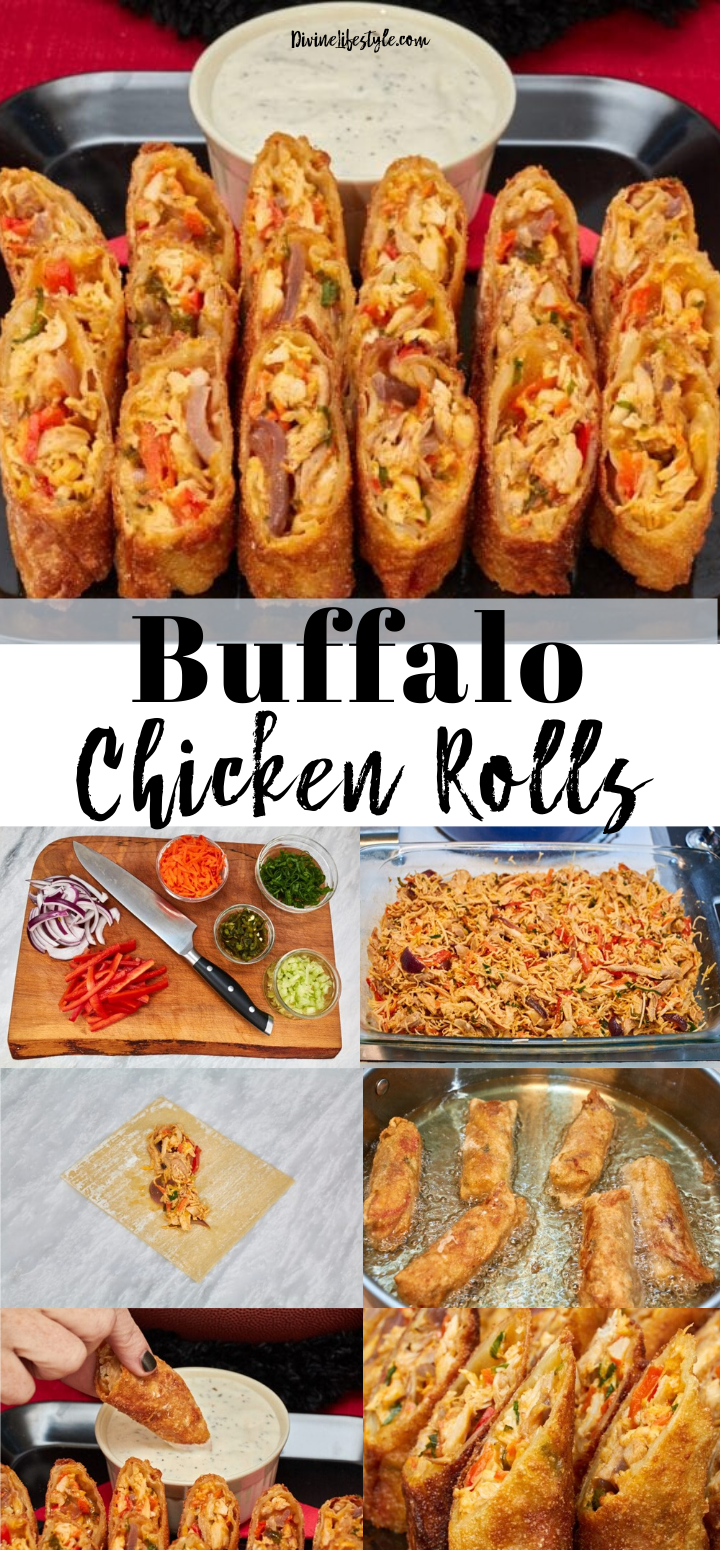 Buffalo Chicken Rolls Recipe Superbowl Game Day Big Game