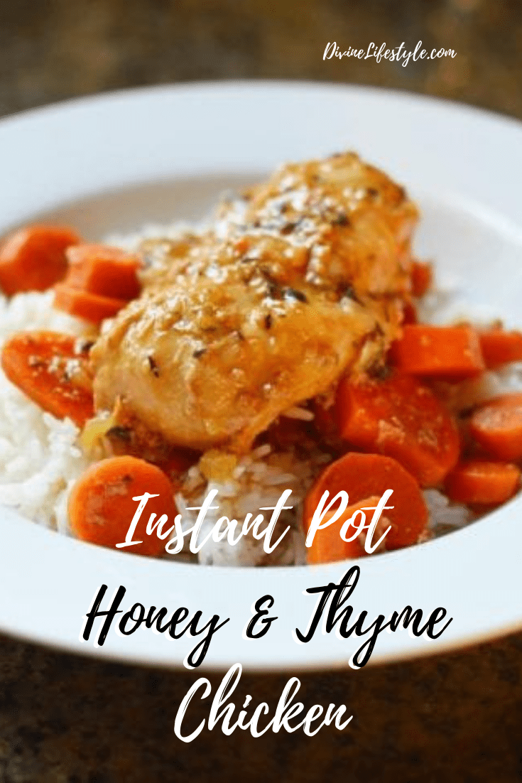 Honey Garlic Instant Pot Chicken Thighs Thyme Divine Lifestyle