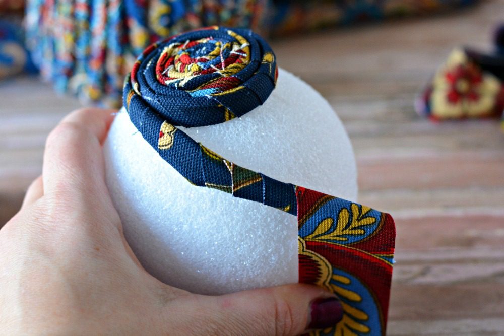 DIY Twisted Scrap Fabric Decor Balls Craft Divine Lifestyle