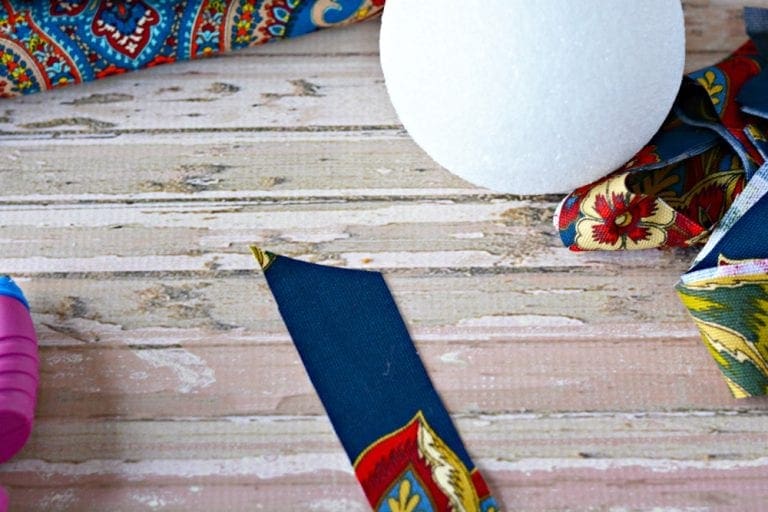 DIY Twisted Scrap Fabric Decor Balls Craft Divine Lifestyle