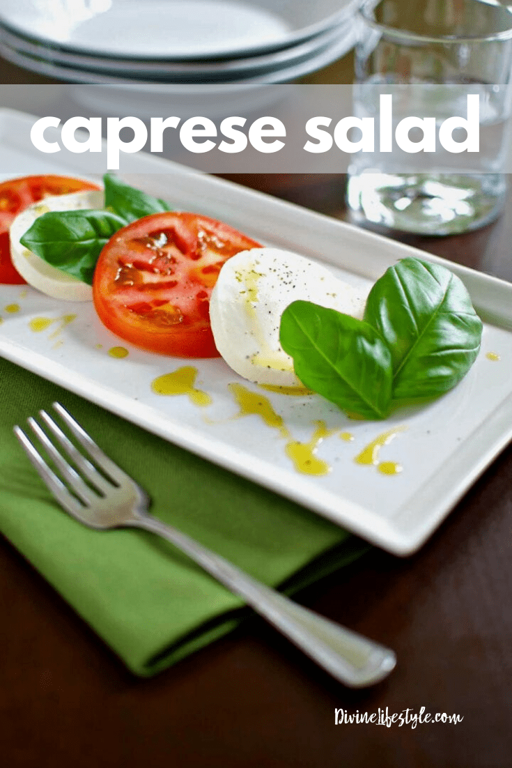 Traditional Caprese Salad Recipe Simple Tomato Mozzarella