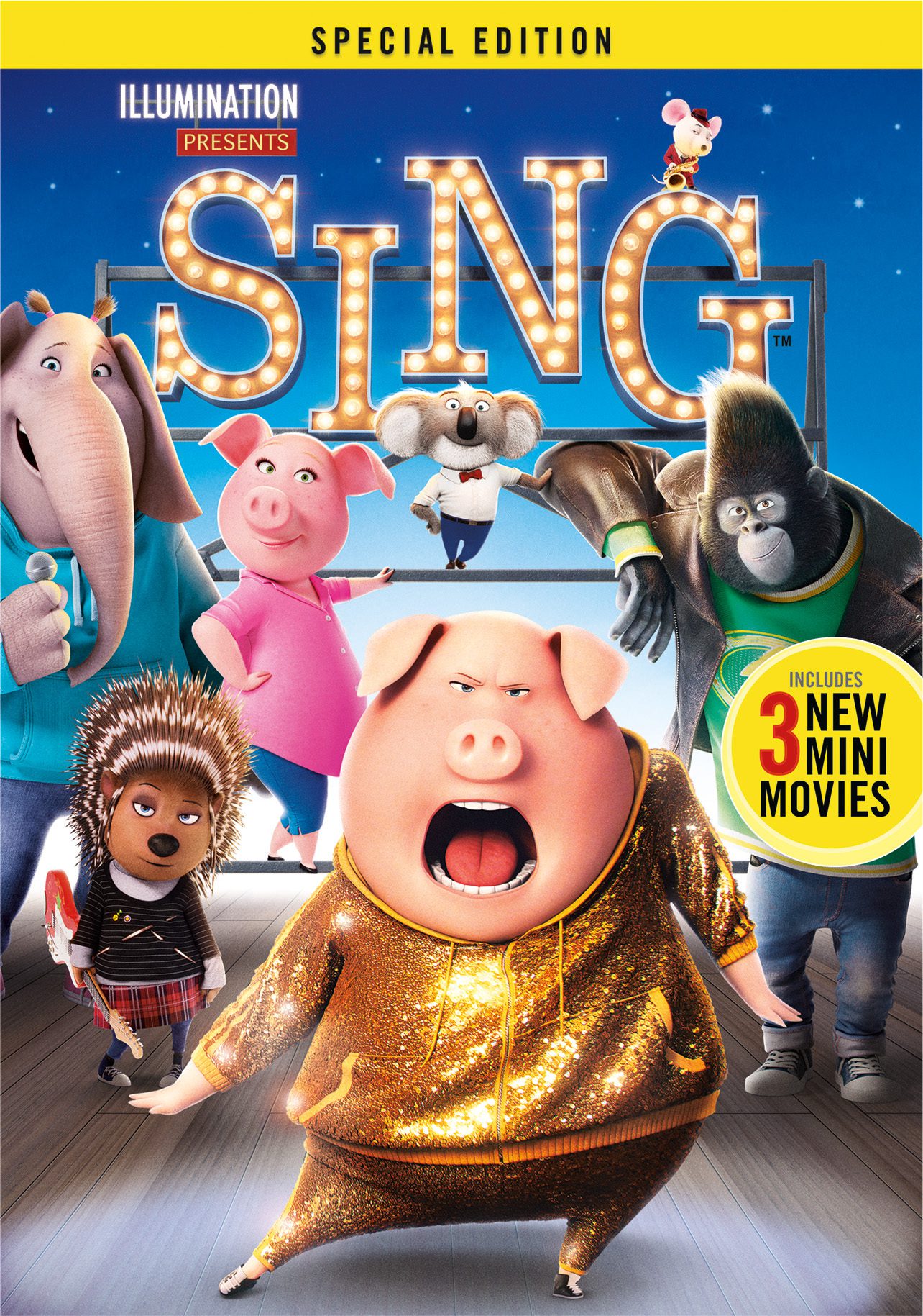 SING Special Edition is on Digital HD 3/3 & Blu-ray 3/21
