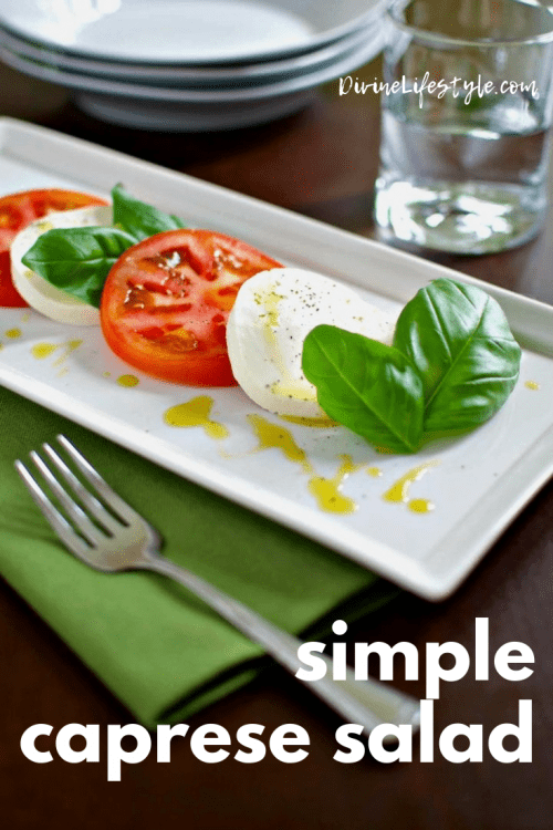 Traditional Caprese Salad Recipe Simple Tomato Mozzarella