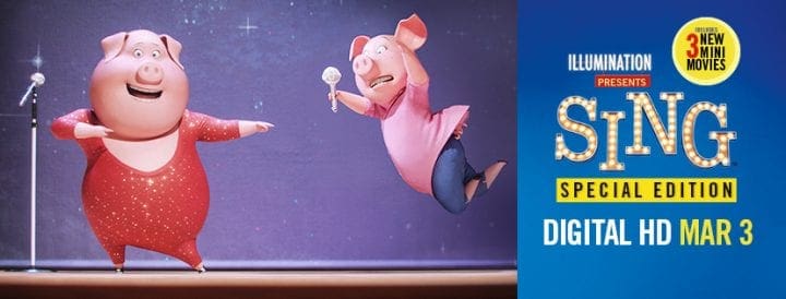 SING is available on Digital HD today Friday Family Movie Night