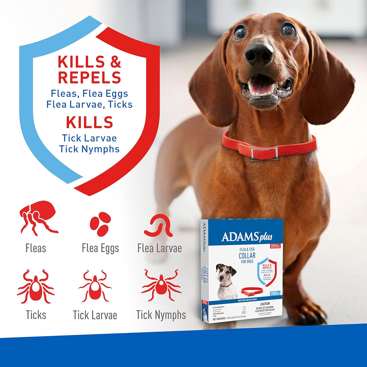 Adams Flea and Tick Collar for Dogs