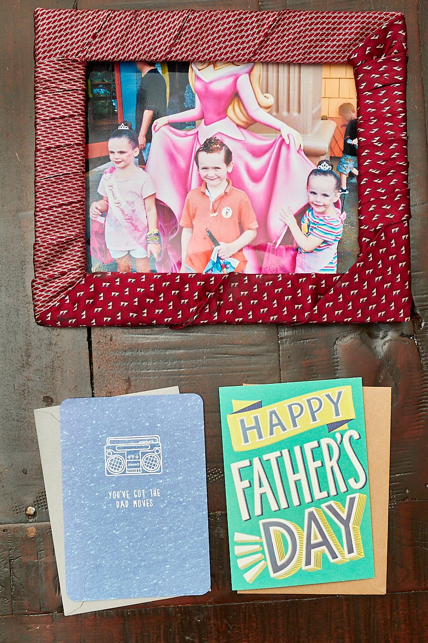 DIY Father's Day Tie Wrapped Picture Frame American Greetings Target