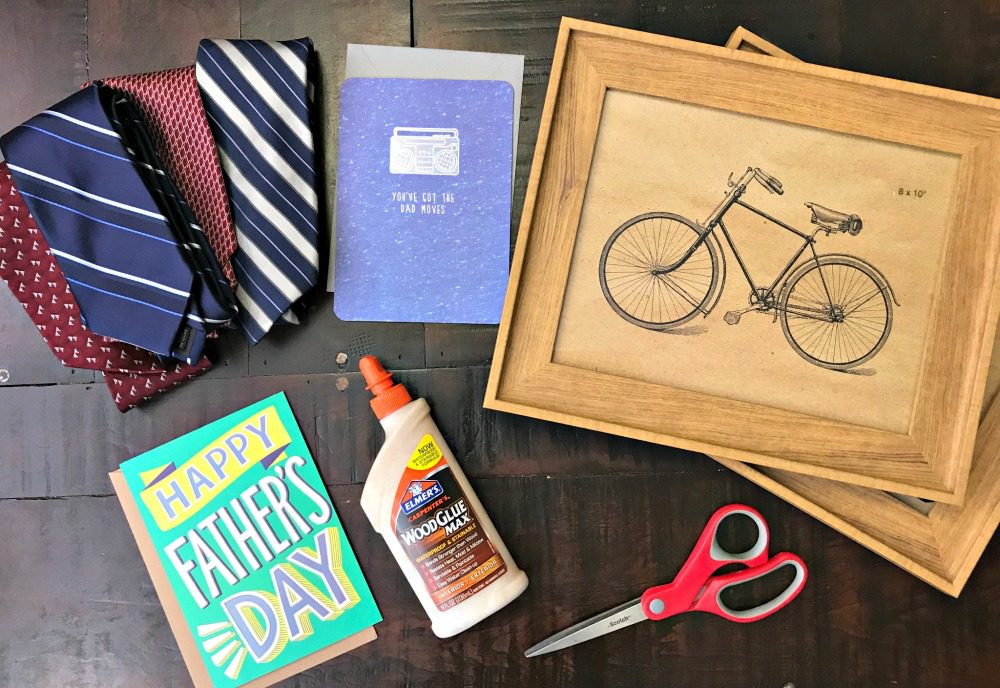DIY Father's Day Tie Wrapped Picture Frame American Greetings Target
