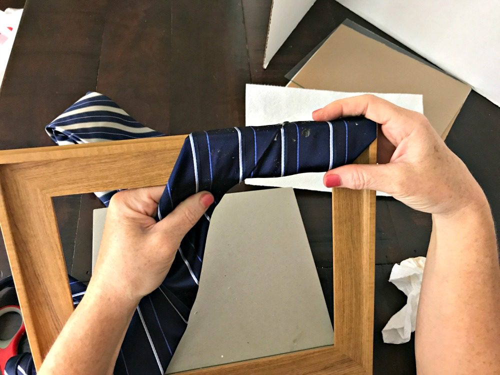 DIY Father's Day Tie Wrapped Picture Frame American Greetings Target