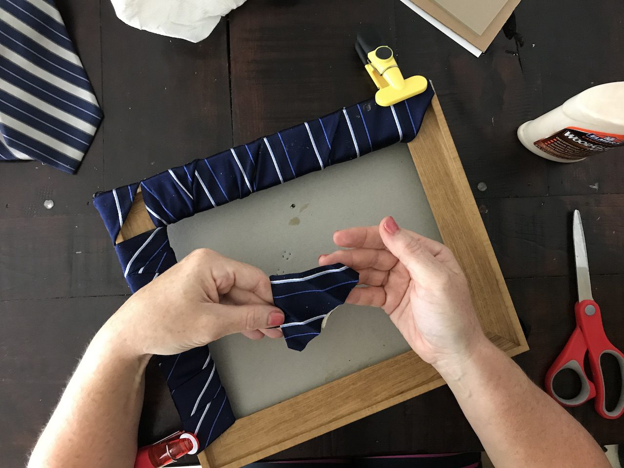 DIY Father's Day Tie Wrapped Picture Frame American Greetings Target