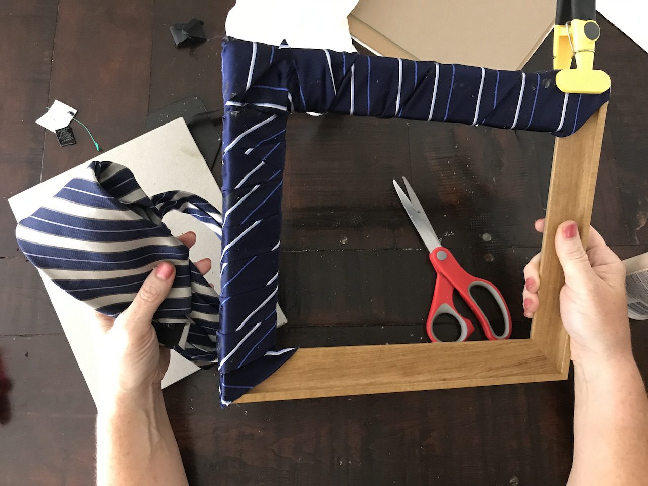 DIY Father's Day Tie Wrapped Picture Frame American Greetings Target